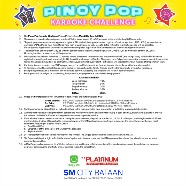 Pinoy Pop Karaoke Challenge – Behold Bataan