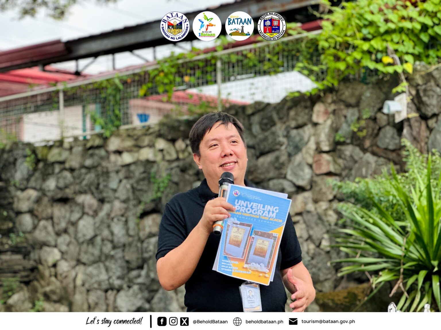 Unveiling Ceremony of Bataan Heritage Tree Marker – Behold Bataan