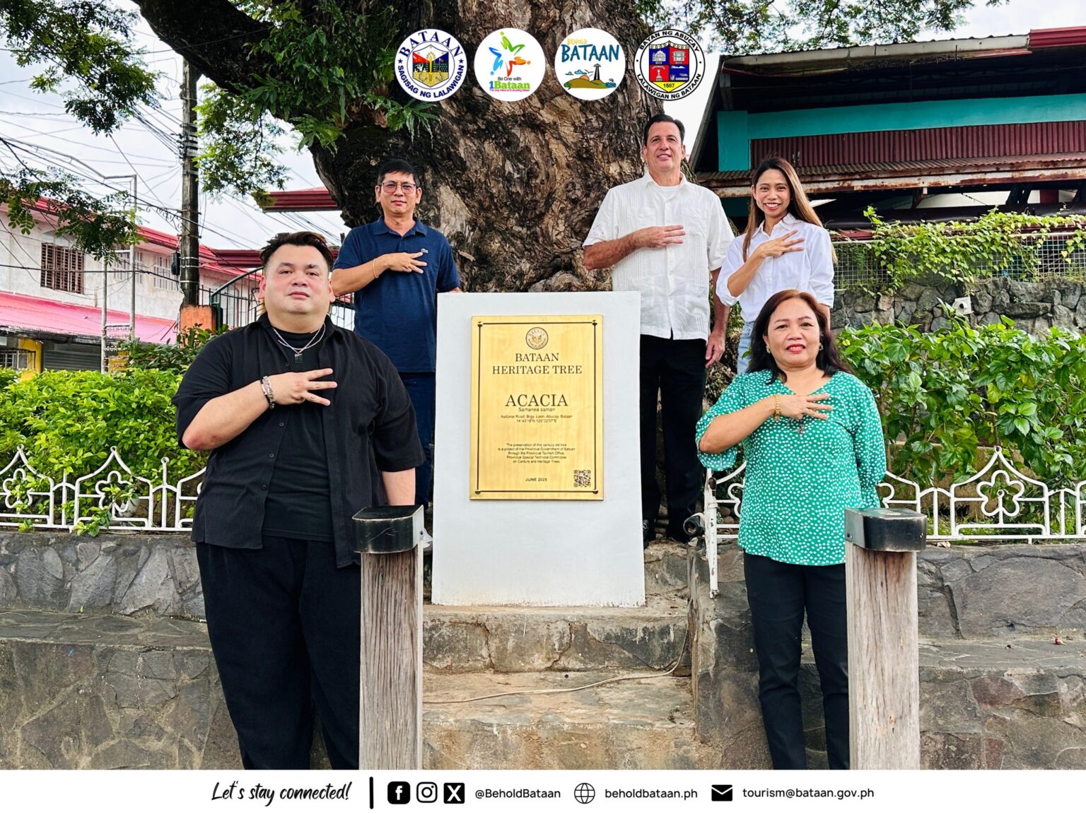 Unveiling Ceremony of Bataan Heritage Tree Marker – Behold Bataan