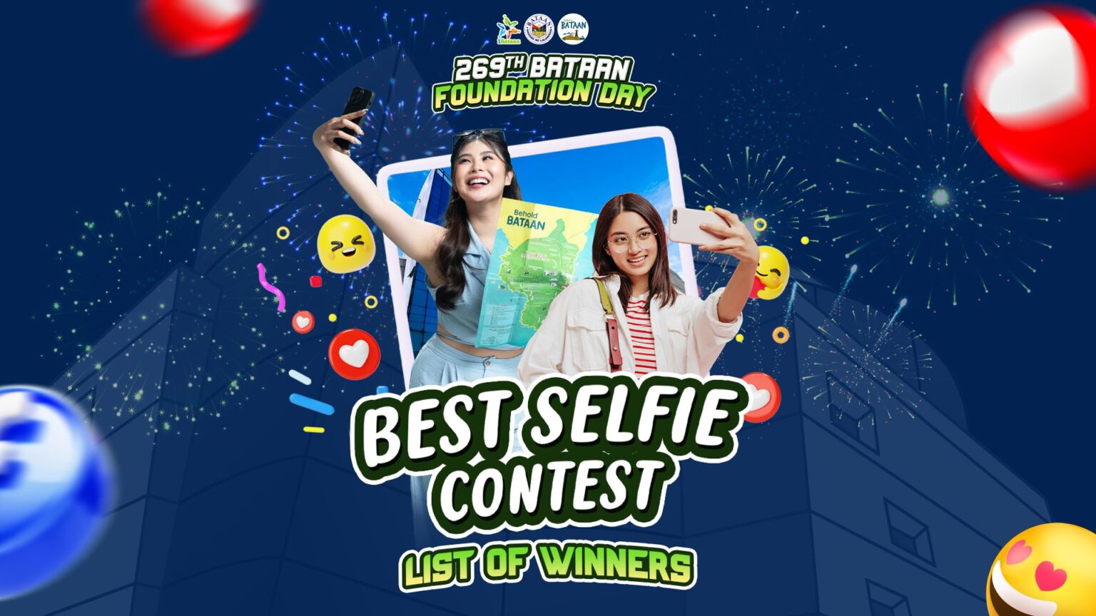 Congratulations sa 269 Best Selfie Winners! – Behold Bataan